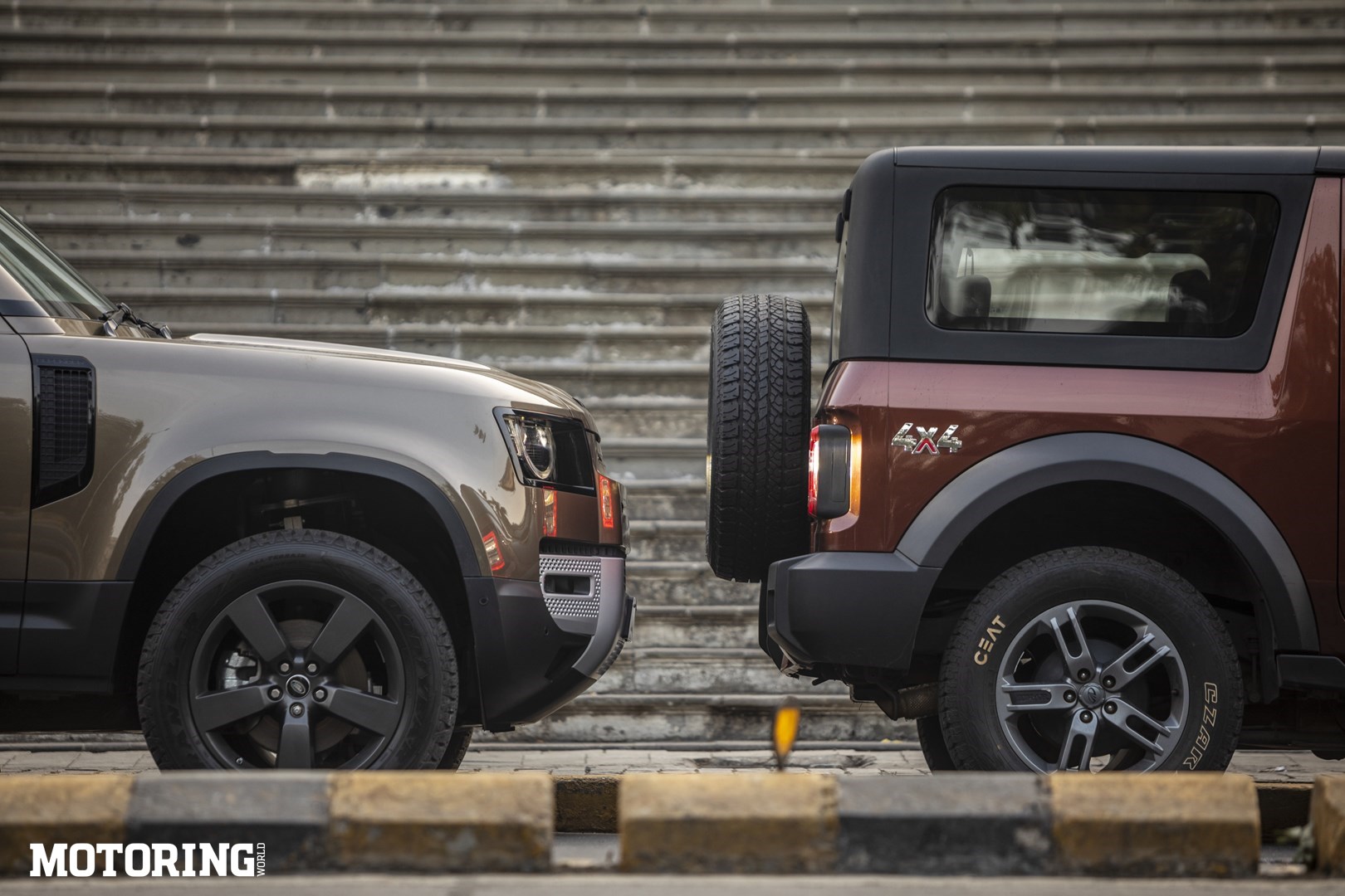 Mahindra Thar & Land Rover Defender 110: Of Road - Motoring World
