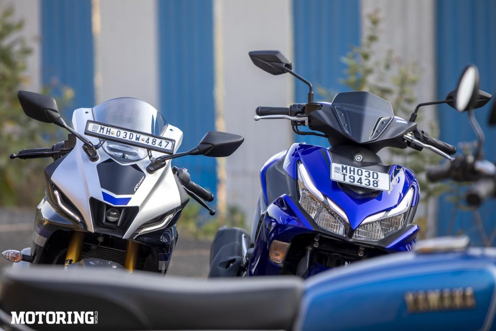 Yamaha RX 100, Aerox and YZF-R15M: The Blue Blazes - Motoring World