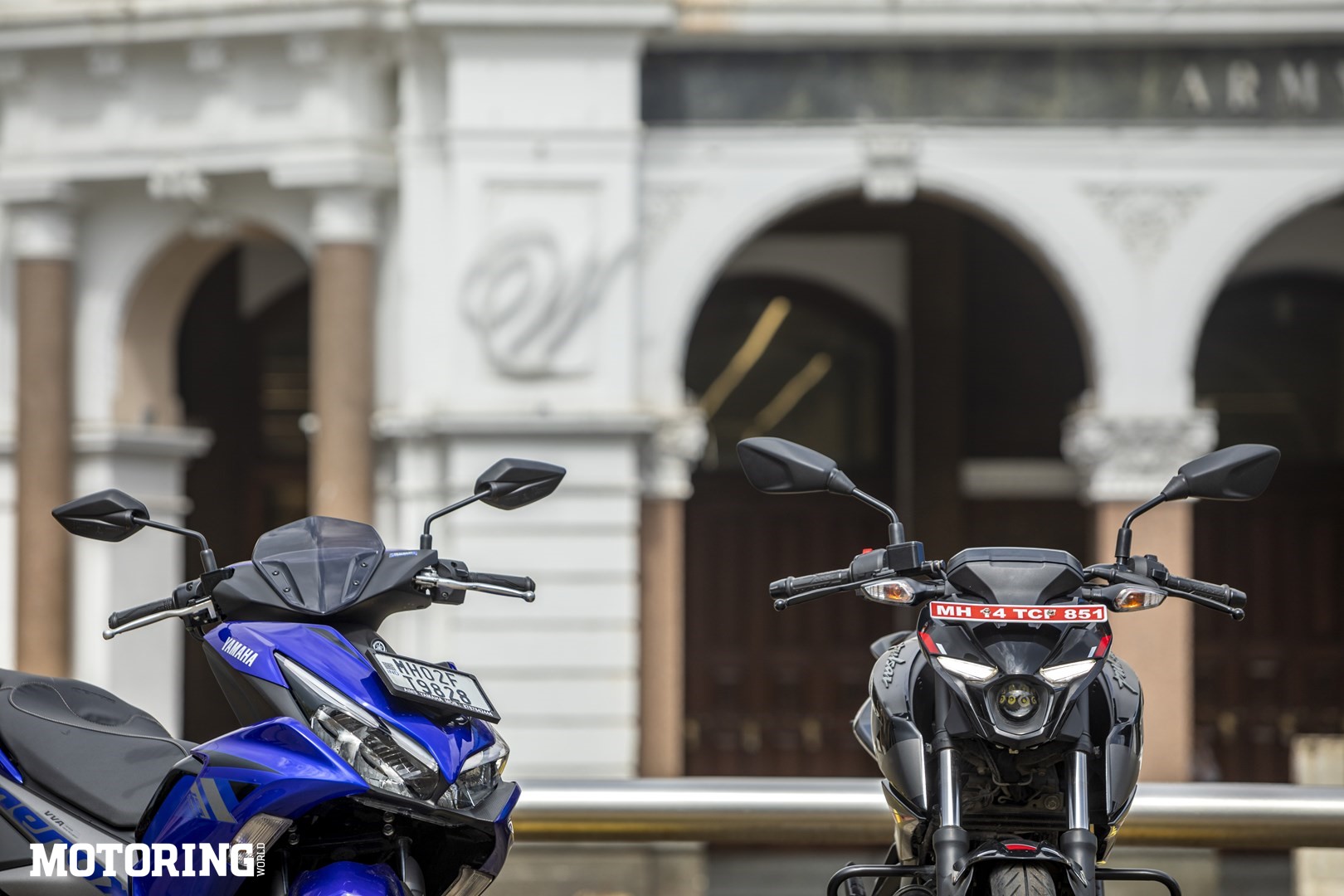Bajaj Pulsar N160 VS Yamaha Aerox 155: Frenemy Fire - Motoring World