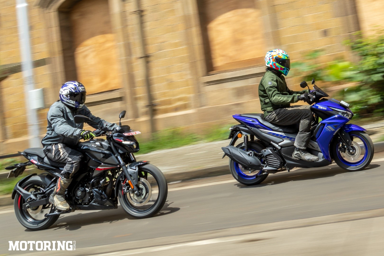 Bajaj Pulsar N160 VS Yamaha Aerox 155: Frenemy Fire - Motoring World