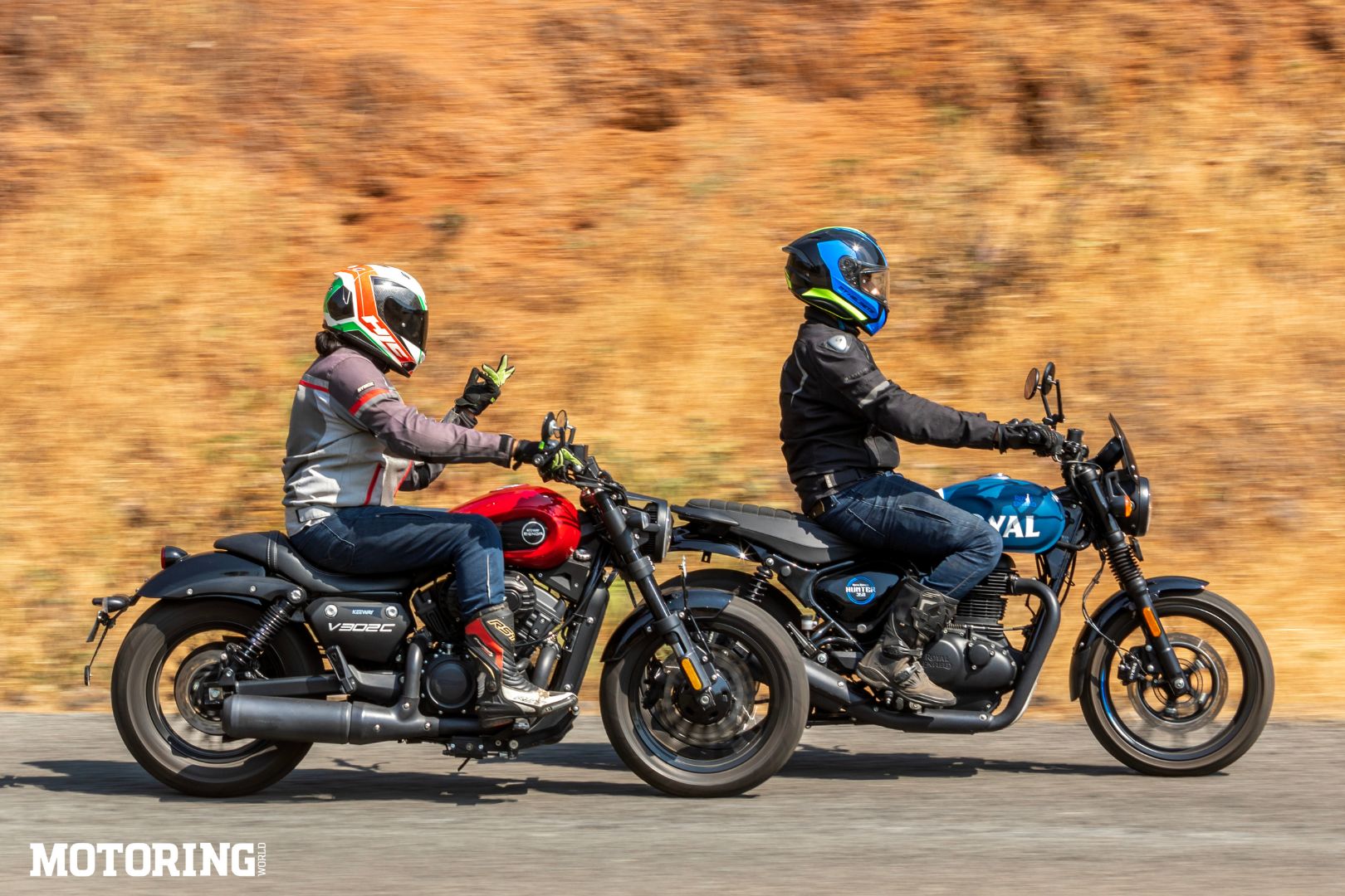 Keeway V302C and RE Hunter 350: Hunting and Cruising - Motoring World