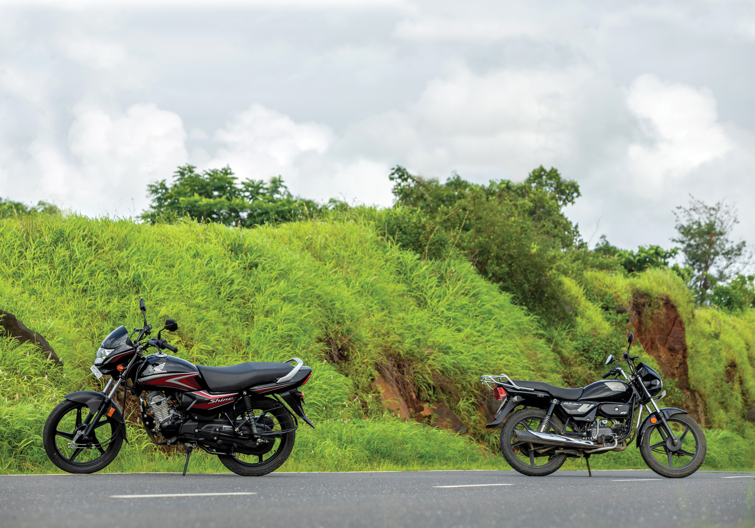 Hero Splendor XTEC vs Honda Shine 100 — Numb and Numbers - Motoring World