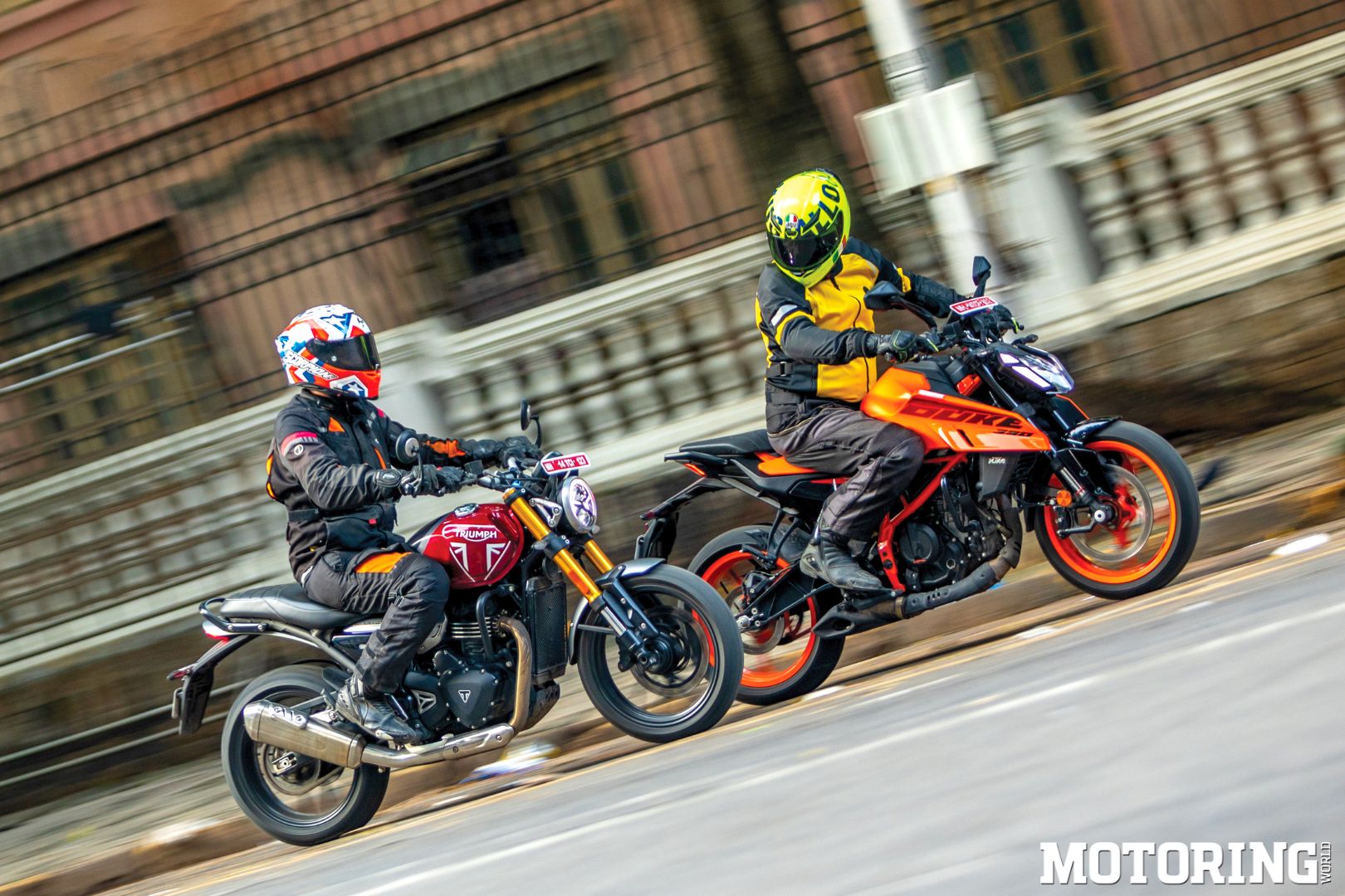 KTM 390 Duke vs Triumph Speed 400 — CD Players! - Motoring World