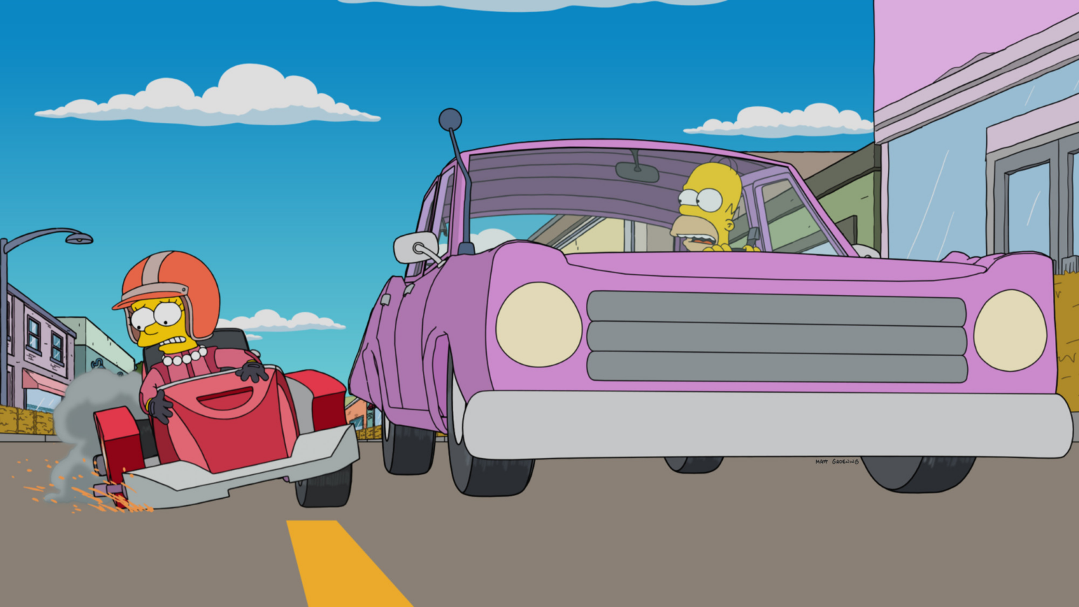 The Simpsons Take on Formula One: D'oh! A Grand Prix of Goofs ...