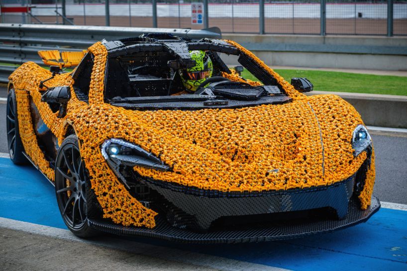 LEGO built a full-scale McLaren P1 drive by Lando Norris - Motoring World