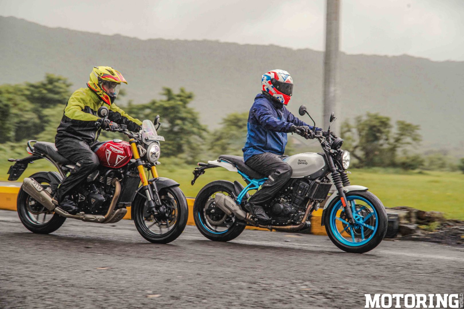 Urban Warfare: Royal Enfield Guerrilla 450 Vs. Triumph Speed 400 ...